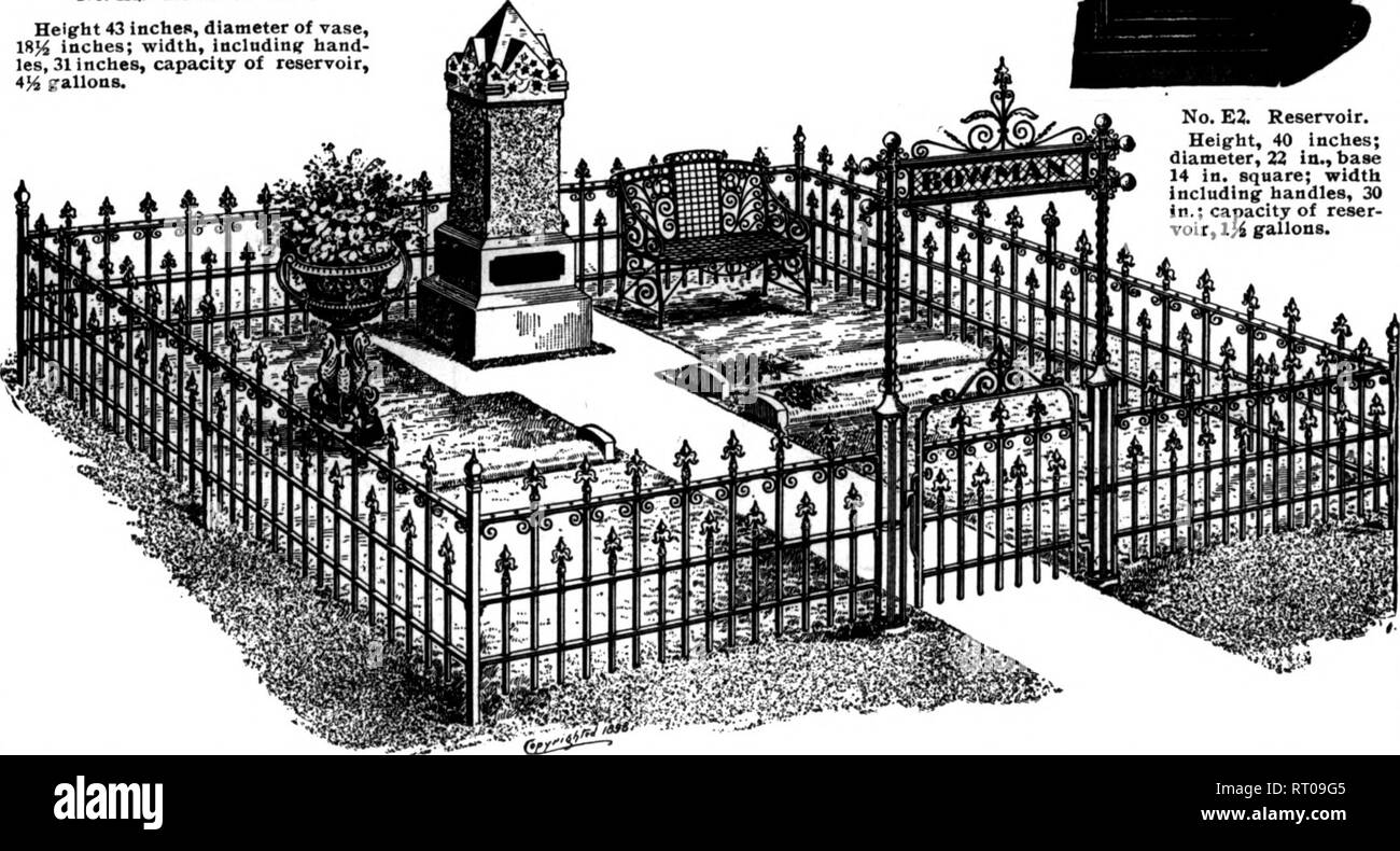 Ornamental gate posts Black and White Stock Photos & Images - Alamy