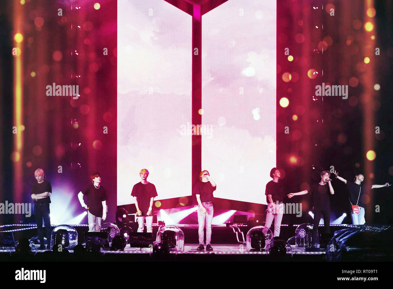 BTS WORLD TOUR: LOVE YOURSELF IN SEOUL, South Korean boy band BTS on ...
