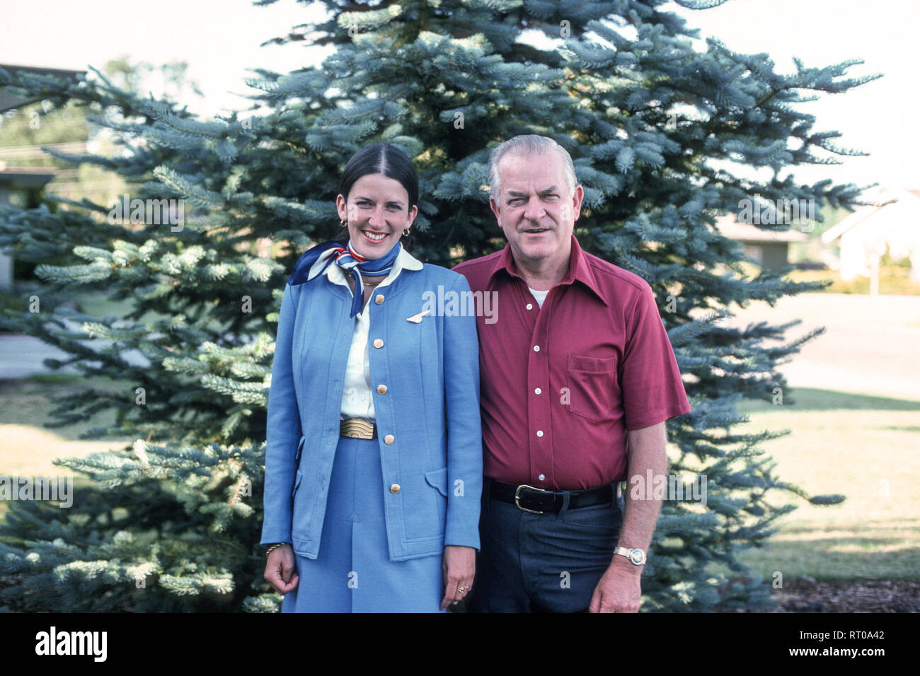 Vintage father daughter 1970s hi-res stock photography and images - Alamy