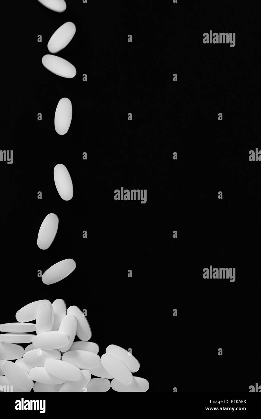 Pill background Black and White Stock Photos & Images - Alamy
