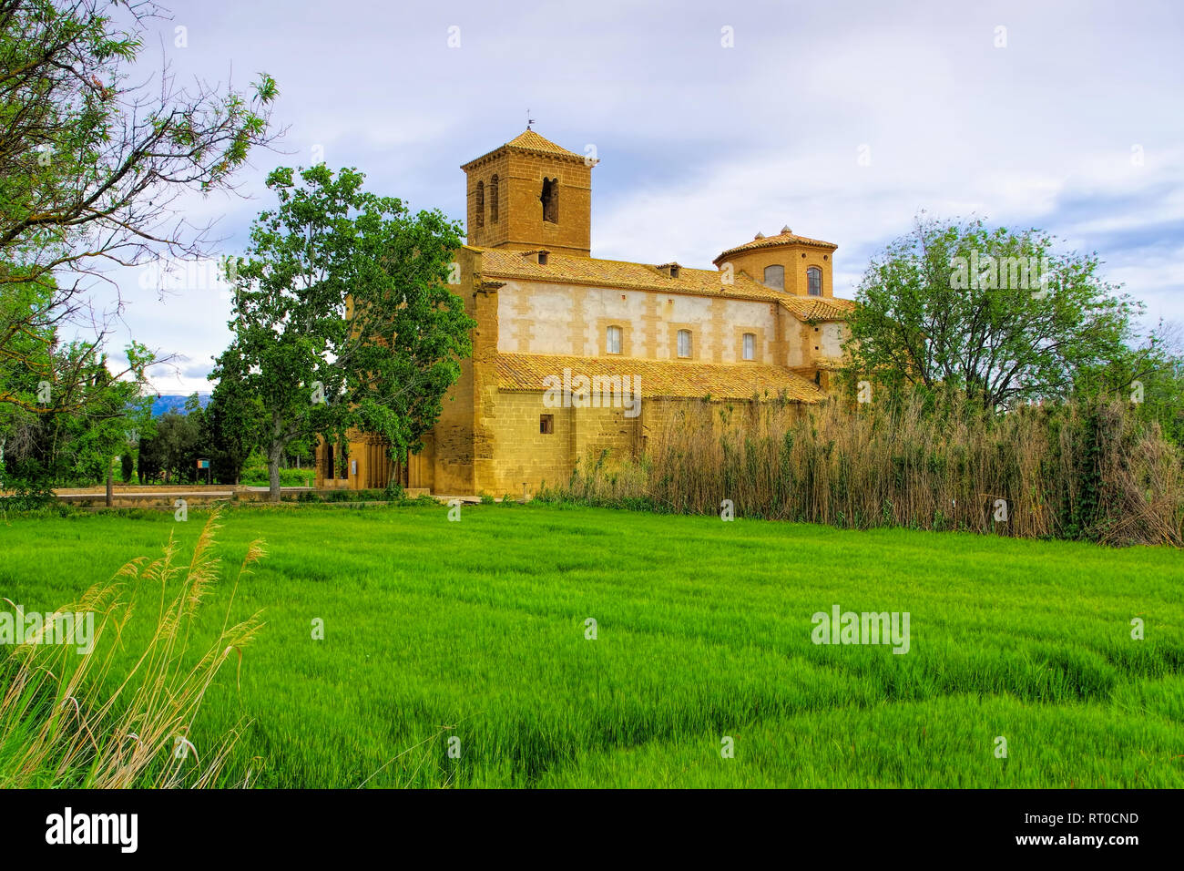 Huesca Ermita de Salas, Aragon in Spain Stock Photo - Alamy