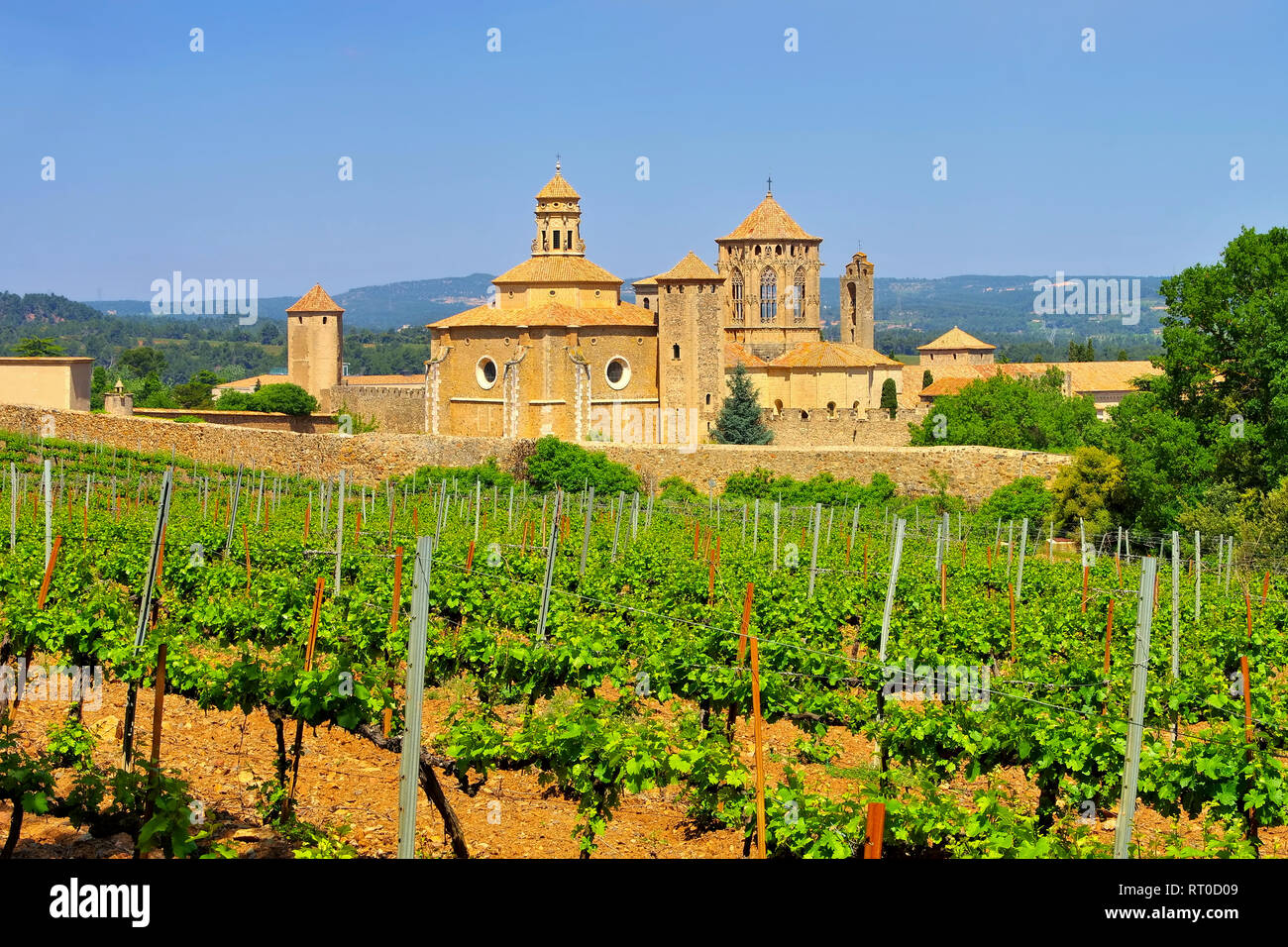 Monestir de Santa Maria de Poblet, Catalonia in Spain Stock Photo - Alamy