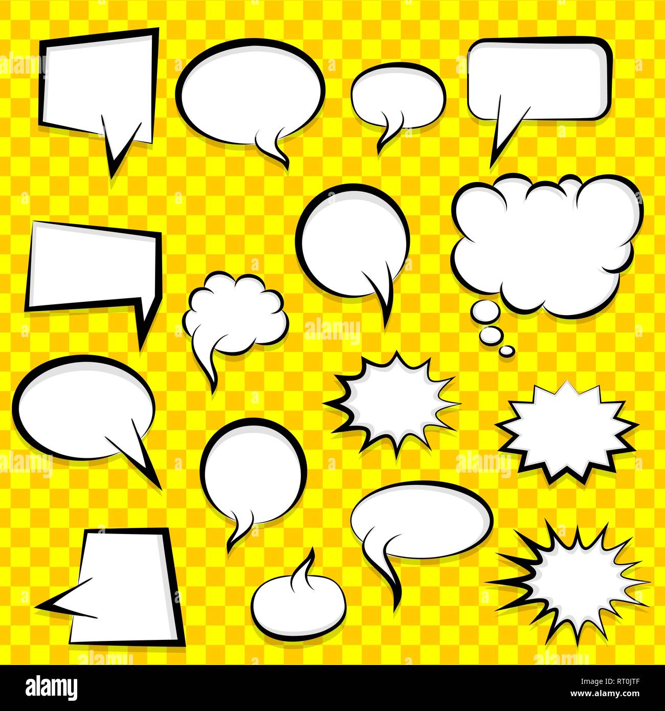 Blank speech bubble Stock Vector Image & Art - Alamy