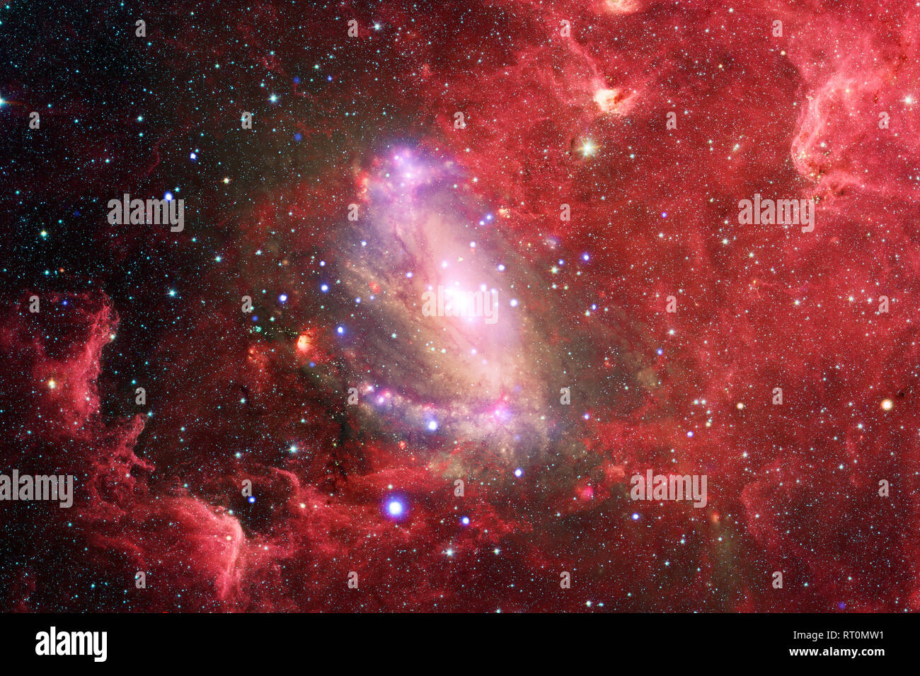 Beautiful space background. Cosmoc art. Elements of this image ...