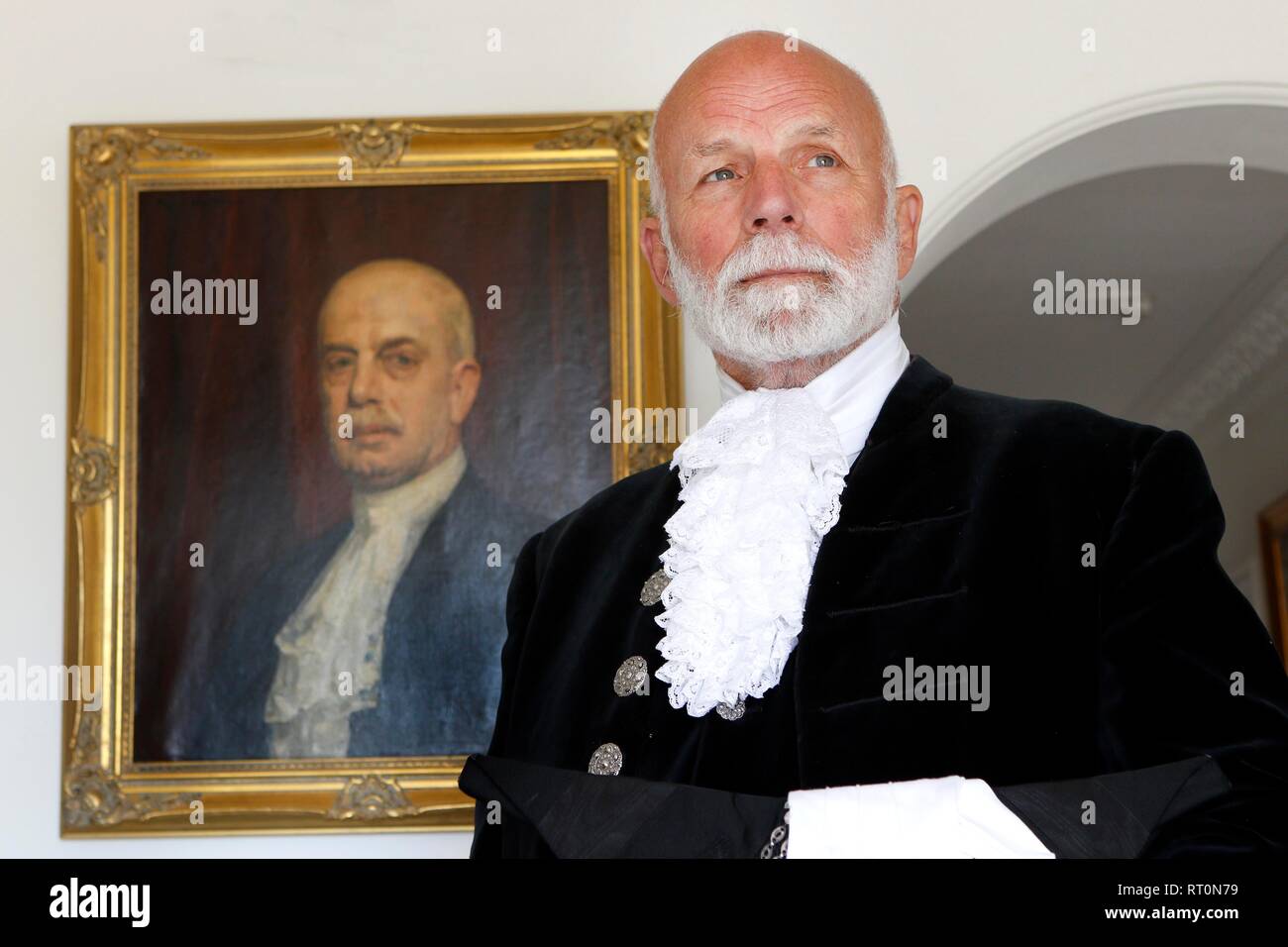 Charles Martell, the High Sheriff of Gloucestershire, by a portrait ...