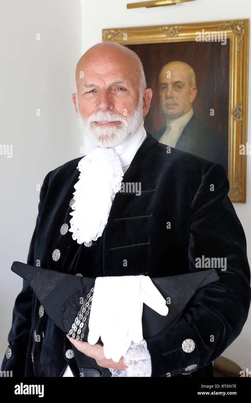Charles Martell, the High Sheriff of Gloucestershire, by a portrait ...
