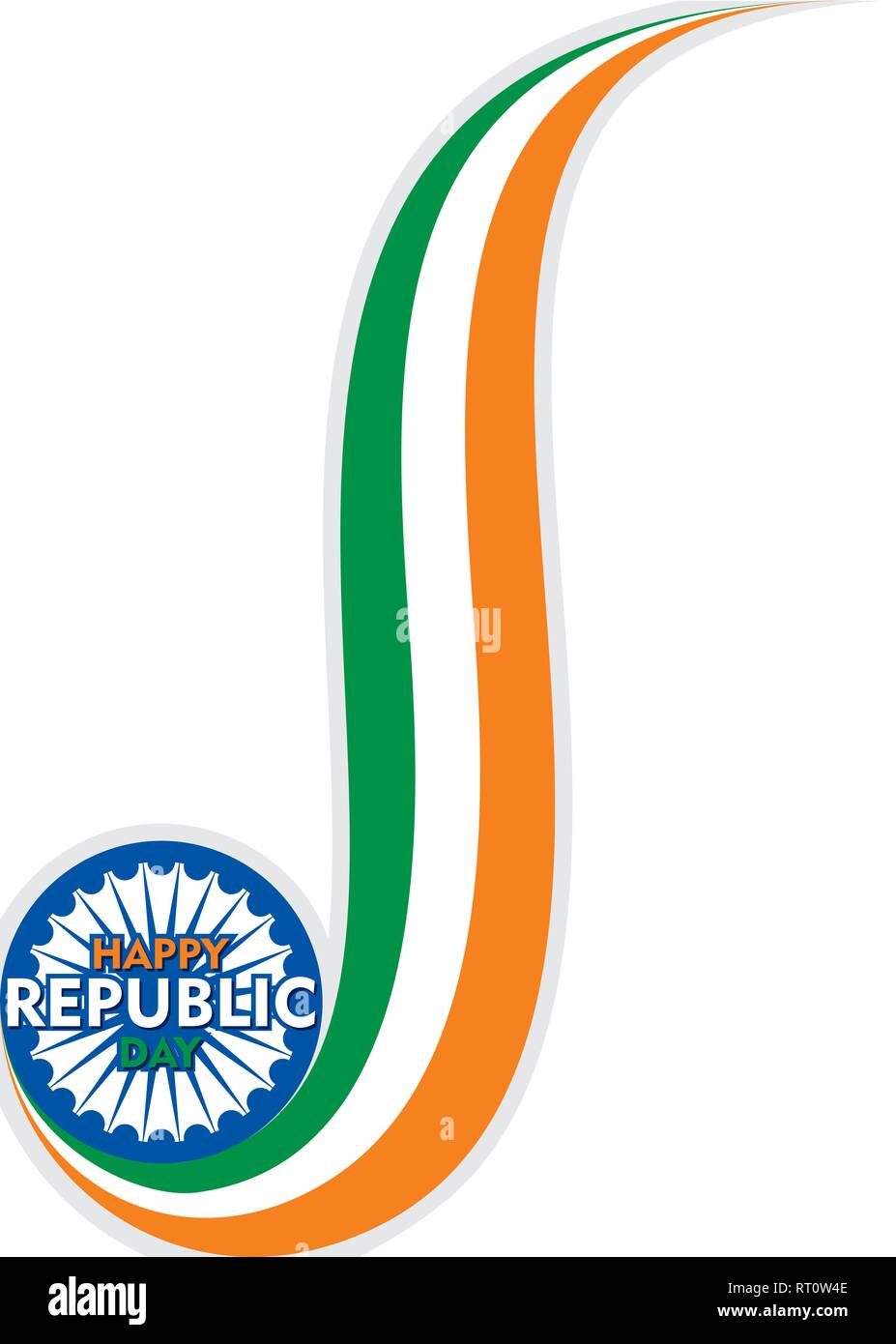 creative happy independence day of india illustration vector, tricolor ...