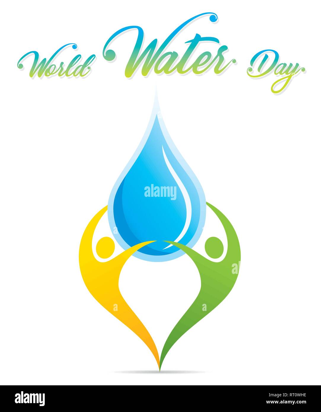 World water day poster hi-res stock photography and images - Alamy