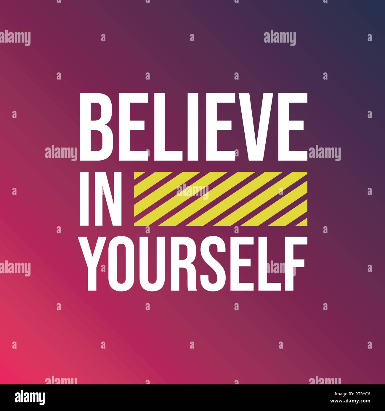 Believe In Yourself Vector Vectors High Resolution Stock Photography ...