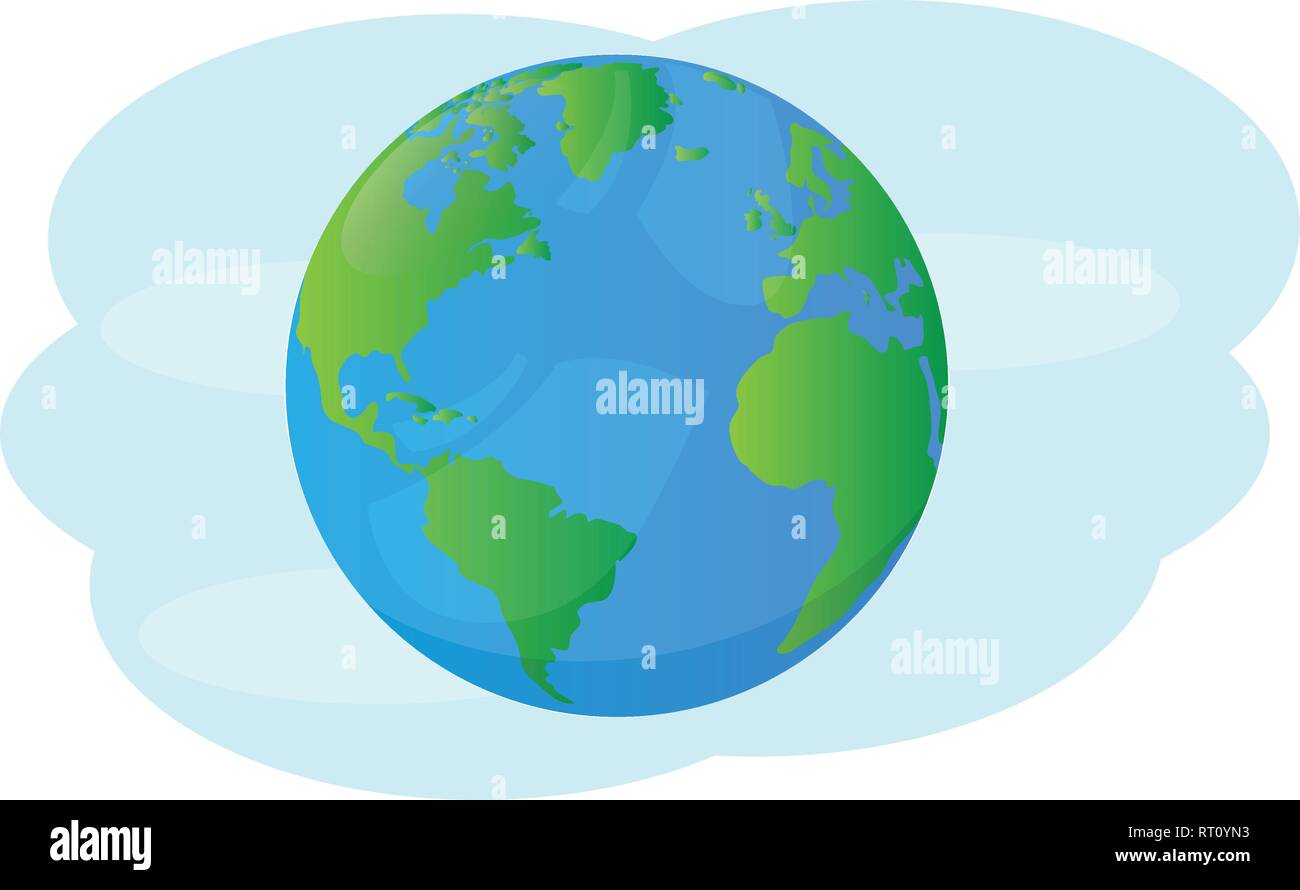 Isolated earth planet Stock Vector Image & Art - Alamy