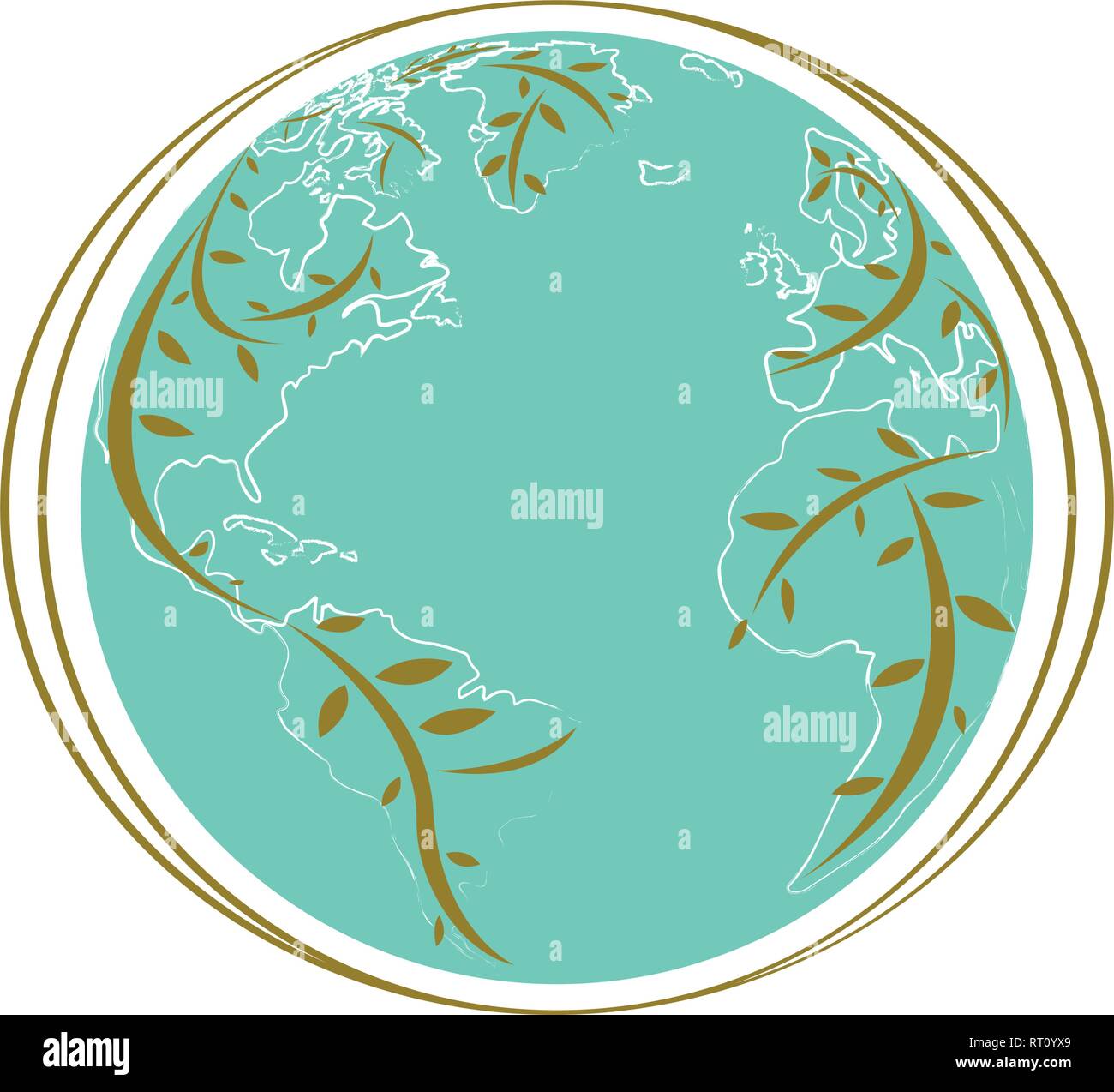 Isolated abstract earth planet Stock Vector Image & Art - Alamy