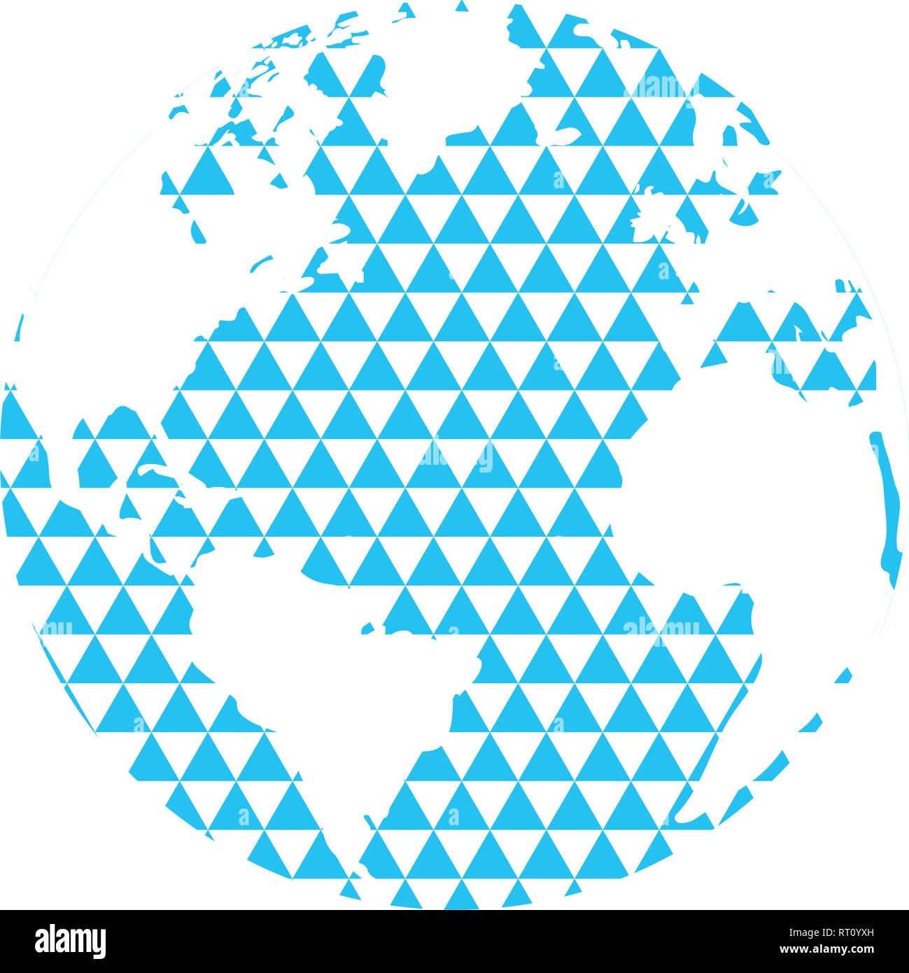 Geometric earth planet Stock Vector Image & Art - Alamy