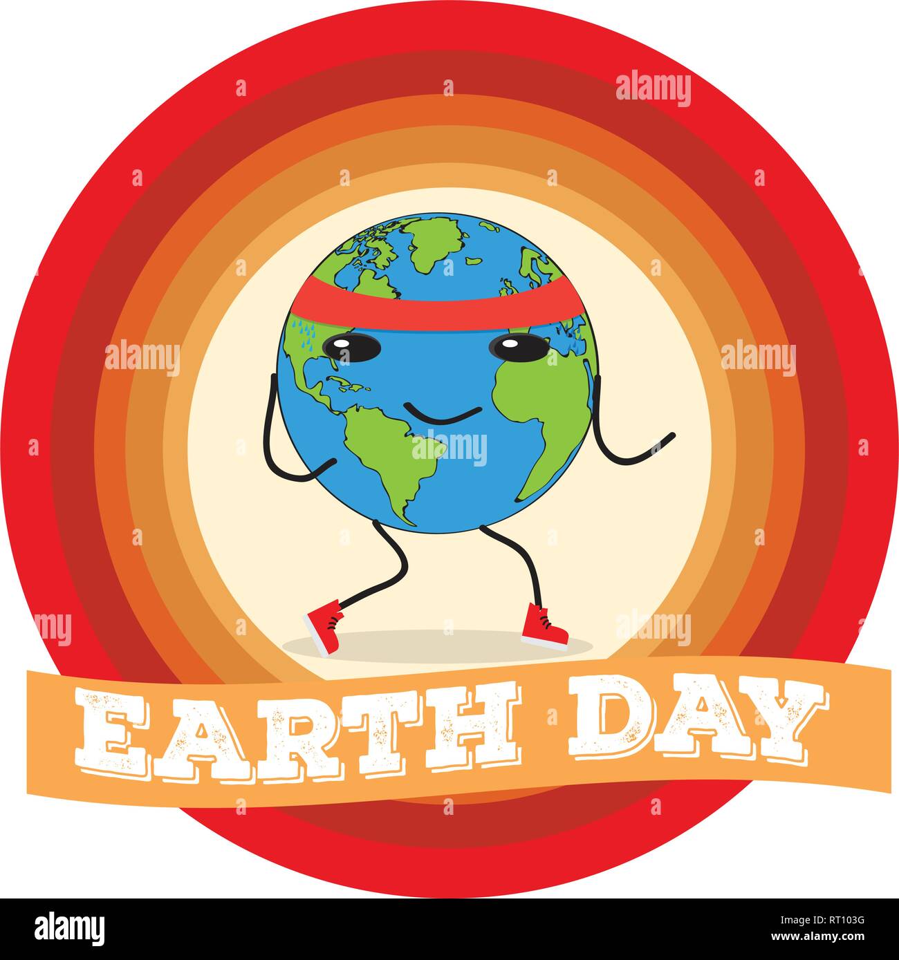 Save planet cartoon lettering Stock Vector Images - Alamy