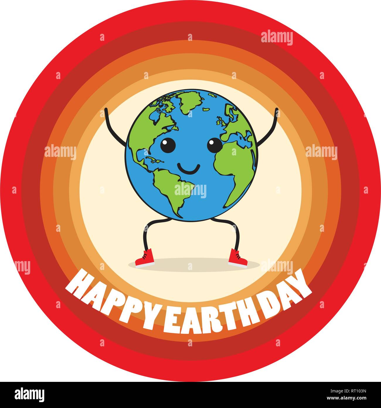 Save planet cartoon lettering Stock Vector Images - Alamy