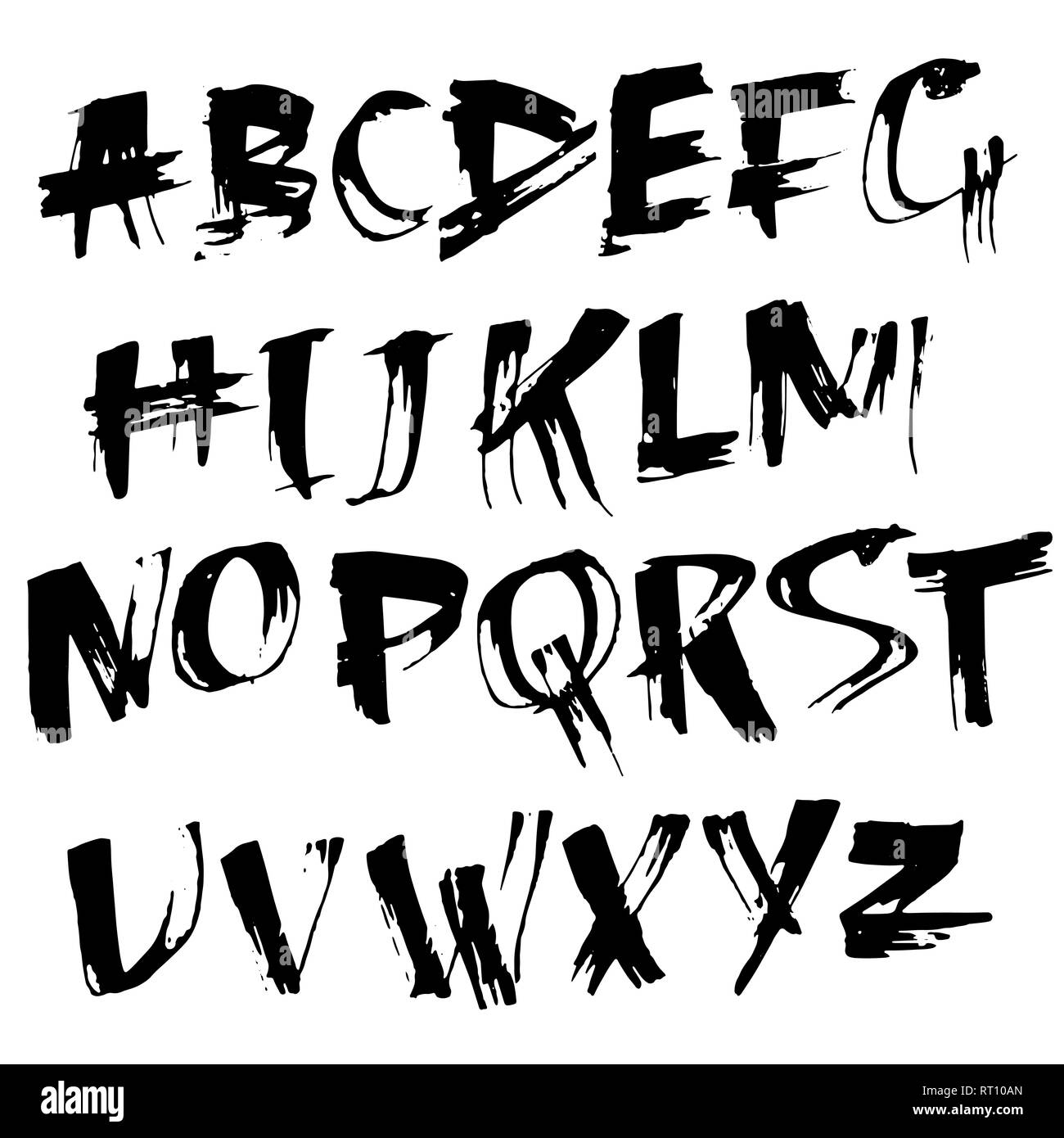 Paint brush ink Stock Vector Images - Alamy