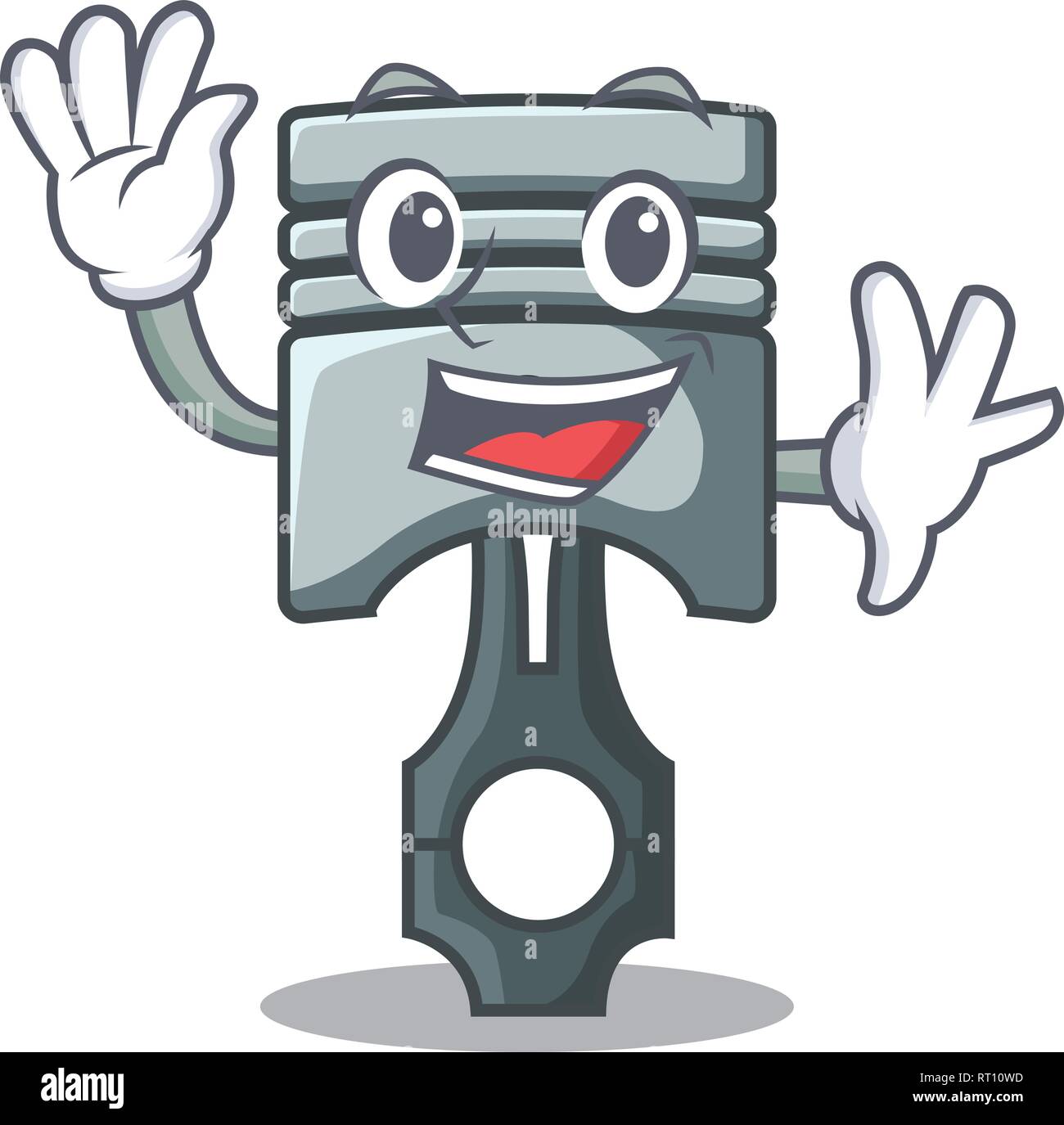 Hand waving machine Stock Vector Images - Alamy