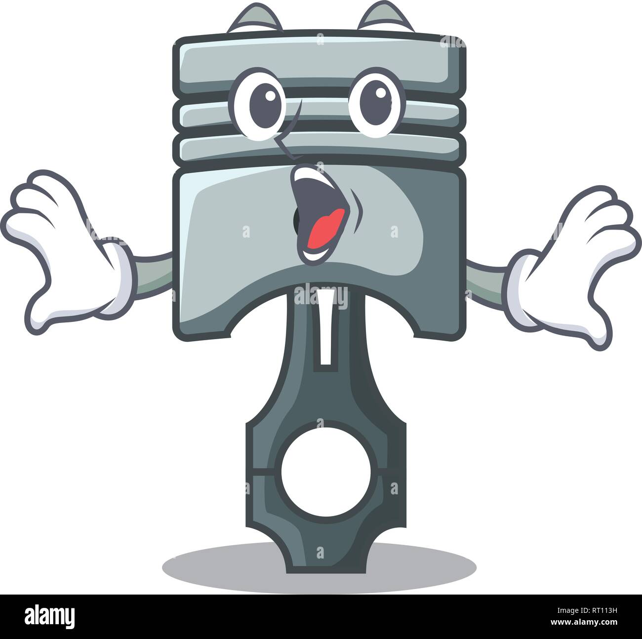 Surprised piston isolated in the cartoon shape Stock Vector Image & Art ...