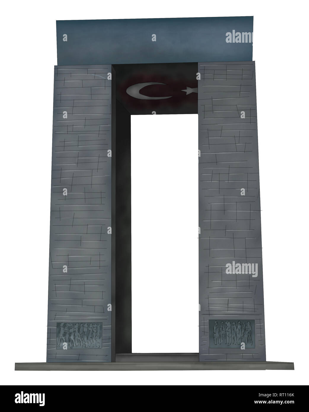 Brick monument brick monument Cut Out Stock Images & Pictures - Alamy