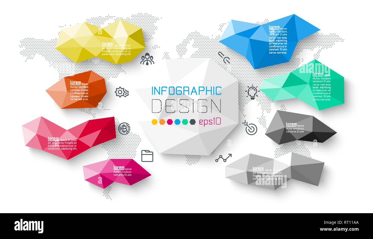 Bar labels infographic with 8 steps Stock Vector Image & Art - Alamy