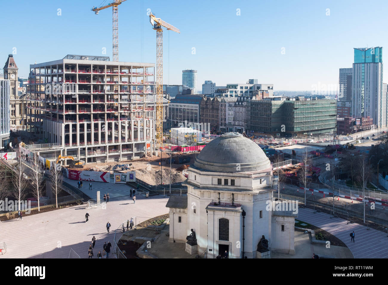 Major construction projects as the redevelopment of Birmingham city ...