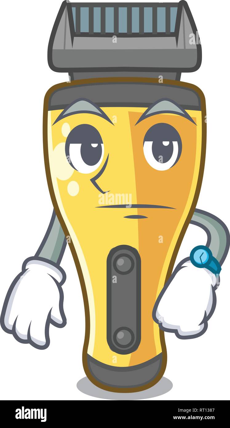 Waiting electric shaver the shape funny cartoon Stock Vector Image ...