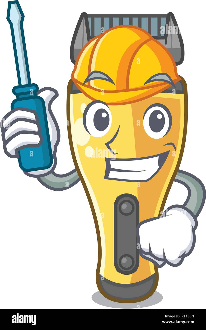 Automotive electric shaver the shape funny cartoon Stock Vector Image ...
