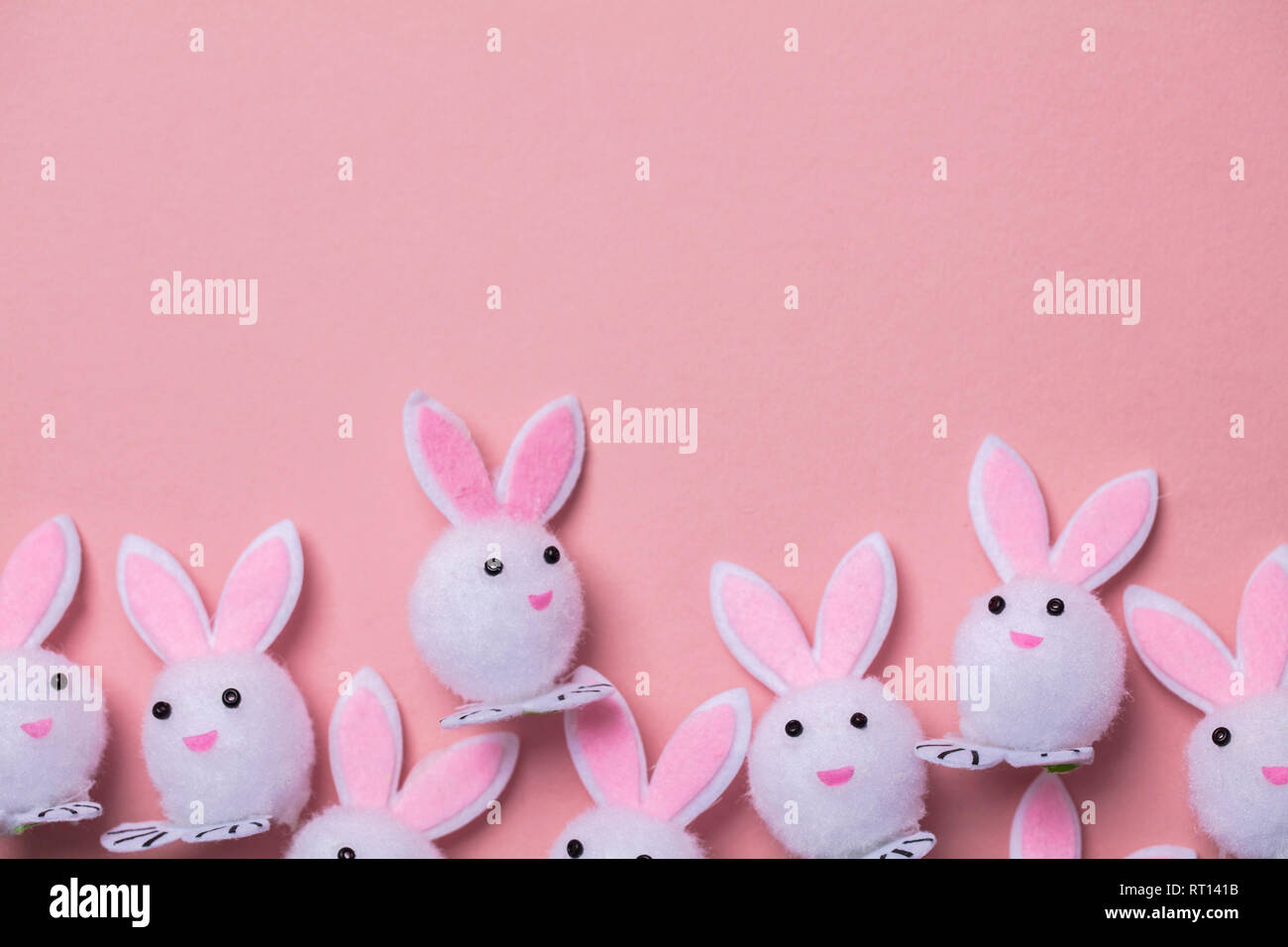 Easter bunny rabbit background Stock Photo - Alamy