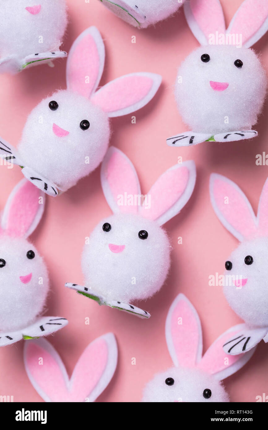 Easter bunny rabbit background Stock Photo - Alamy