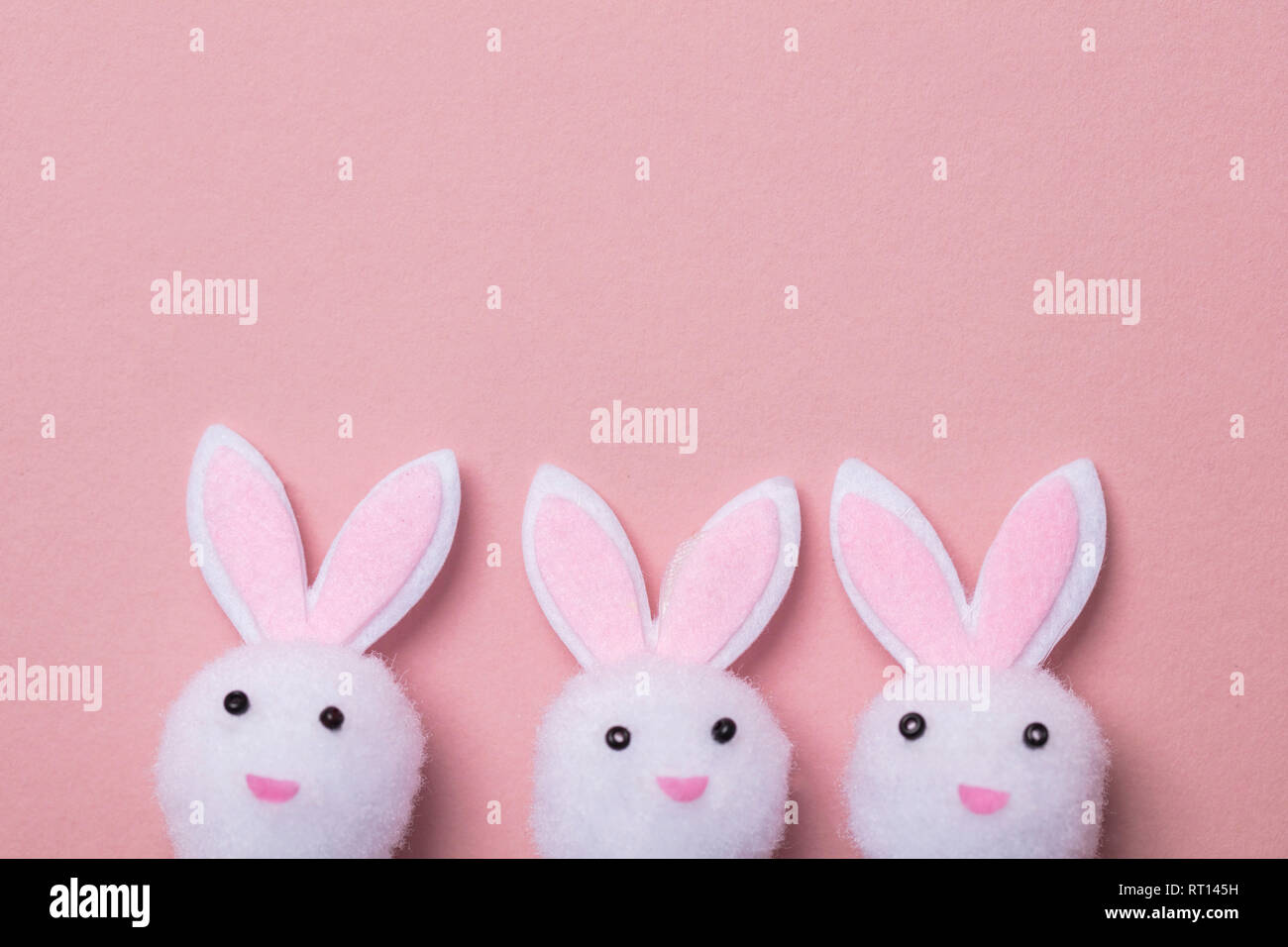 Easter bunny rabbit background Stock Photo - Alamy