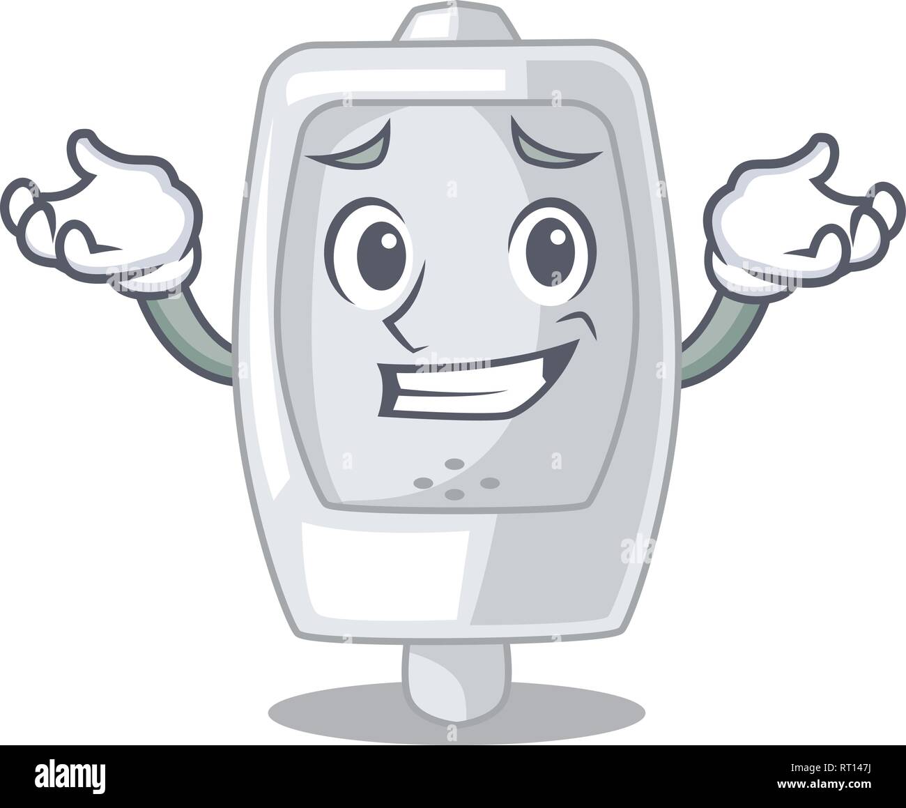 Grinning urinal in the a cartoon shape Stock Vector Image & Art - Alamy