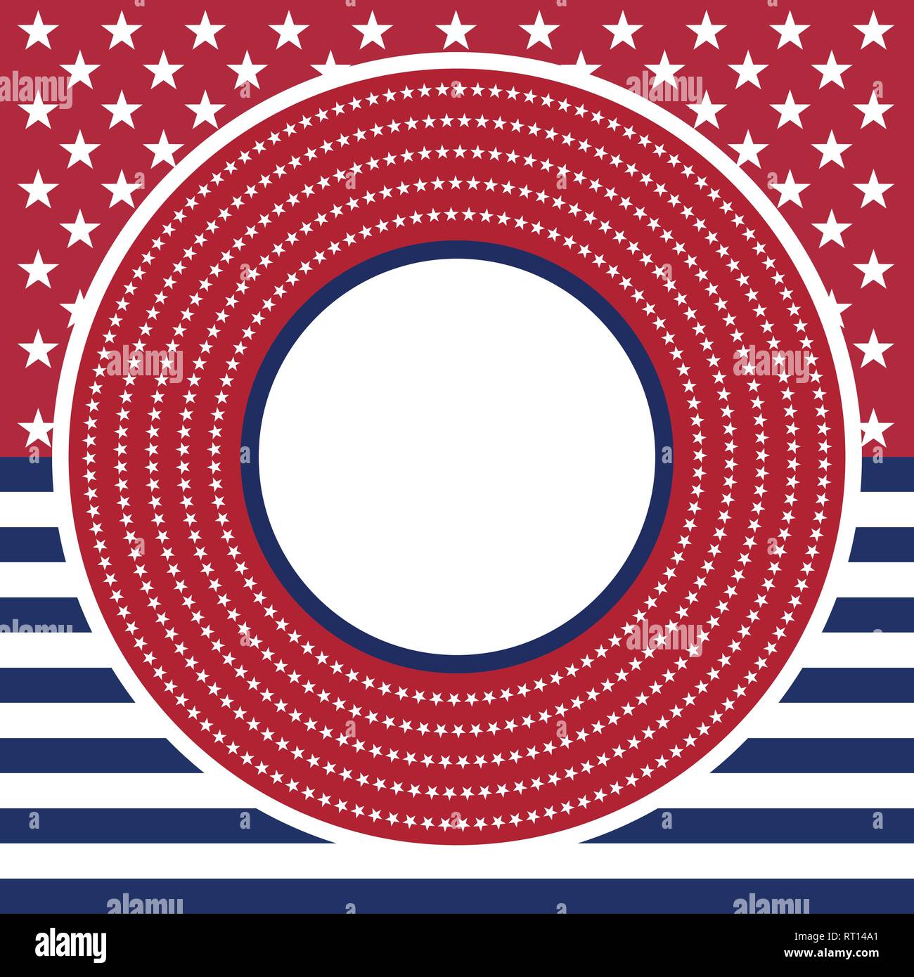 Stars And Stripes Wallpaper Border