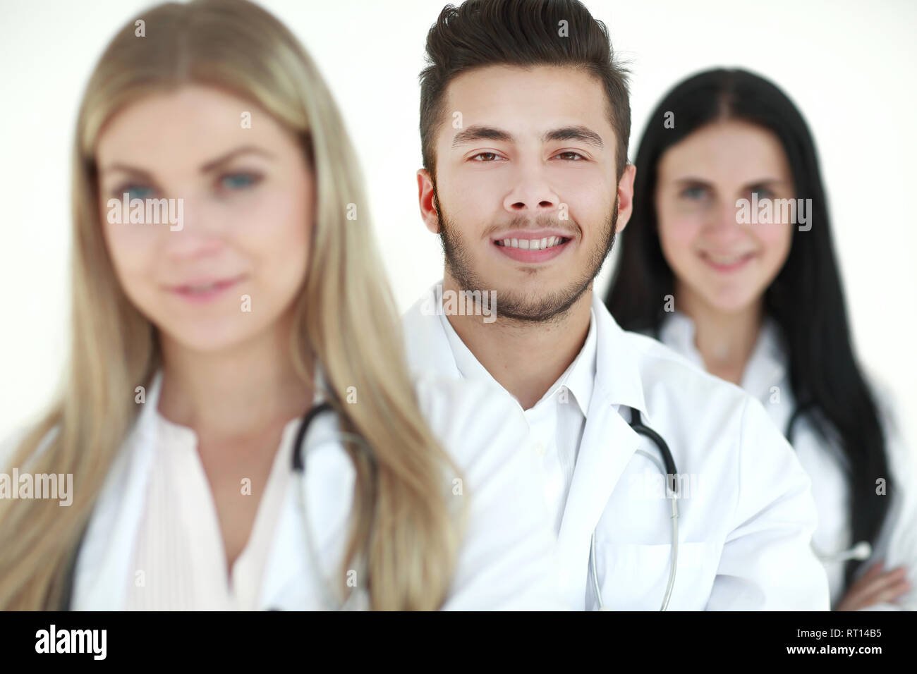 close-up, a group of medical doctors standing together Stock Photo - Alamy