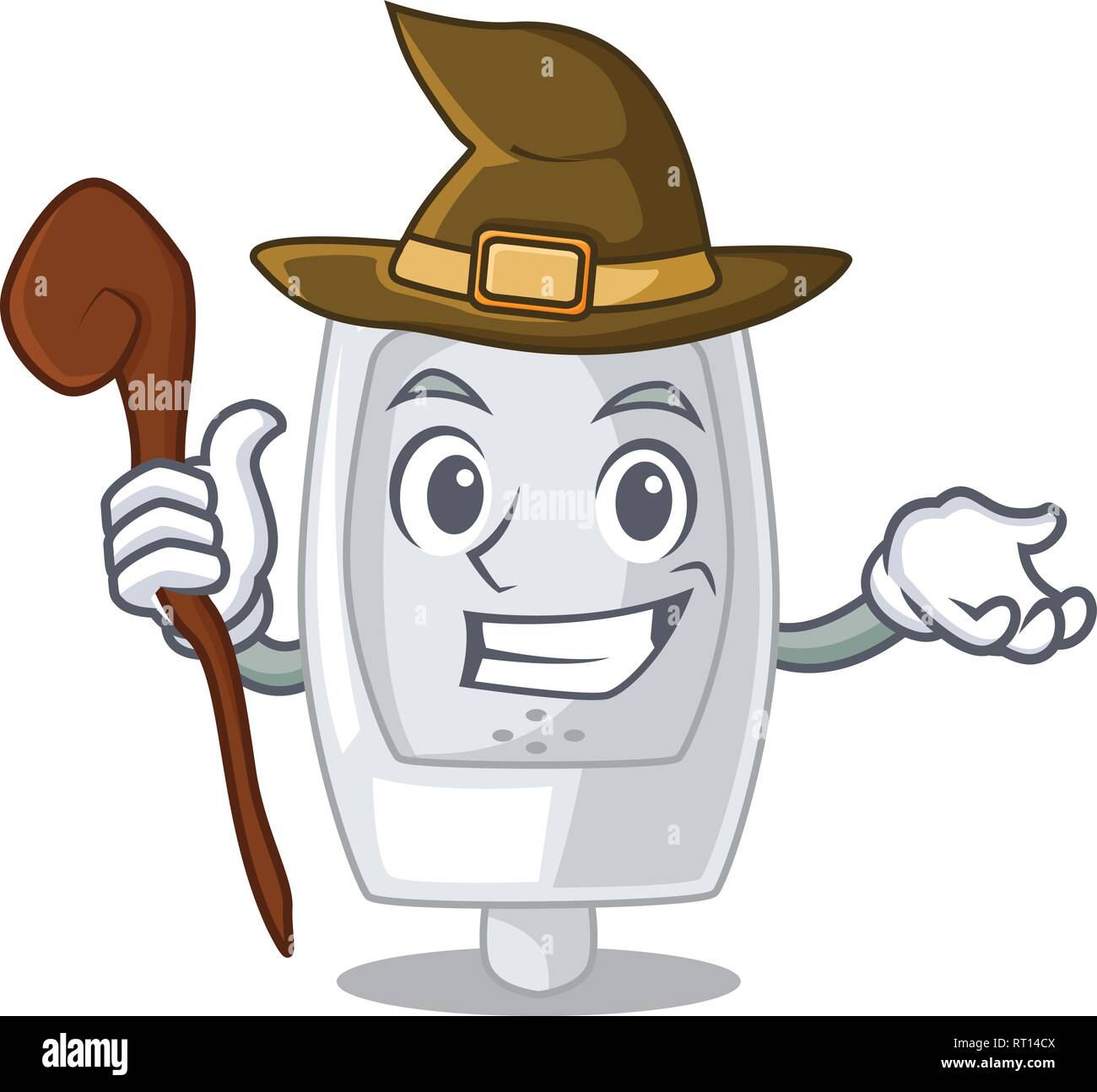 Witch urinal in the a cartoon bathroom Stock Vector Image & Art - Alamy