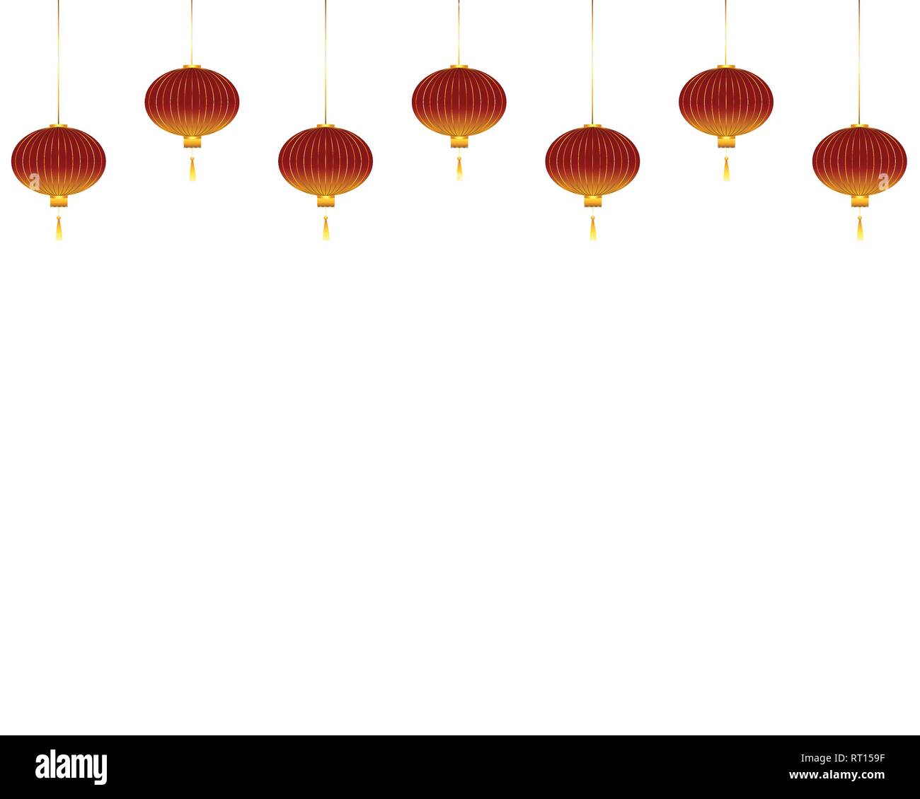 Chinese art background red lantern Stock Vector Images - Alamy