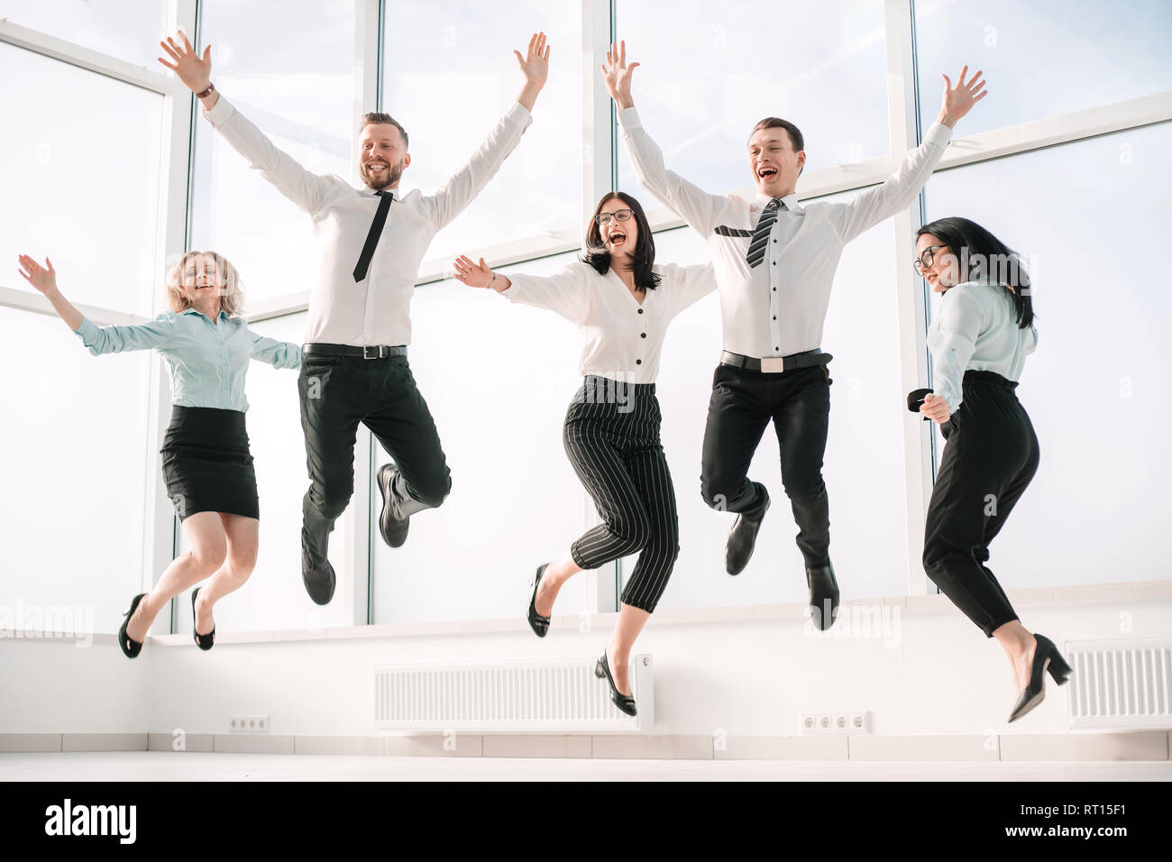 Team rejoices hi-res stock photography and images - Alamy
