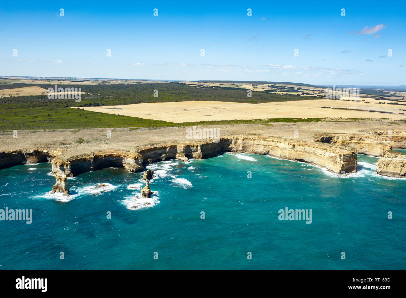 Great ocean road birds eye view hi-res stock photography and images - Alamy