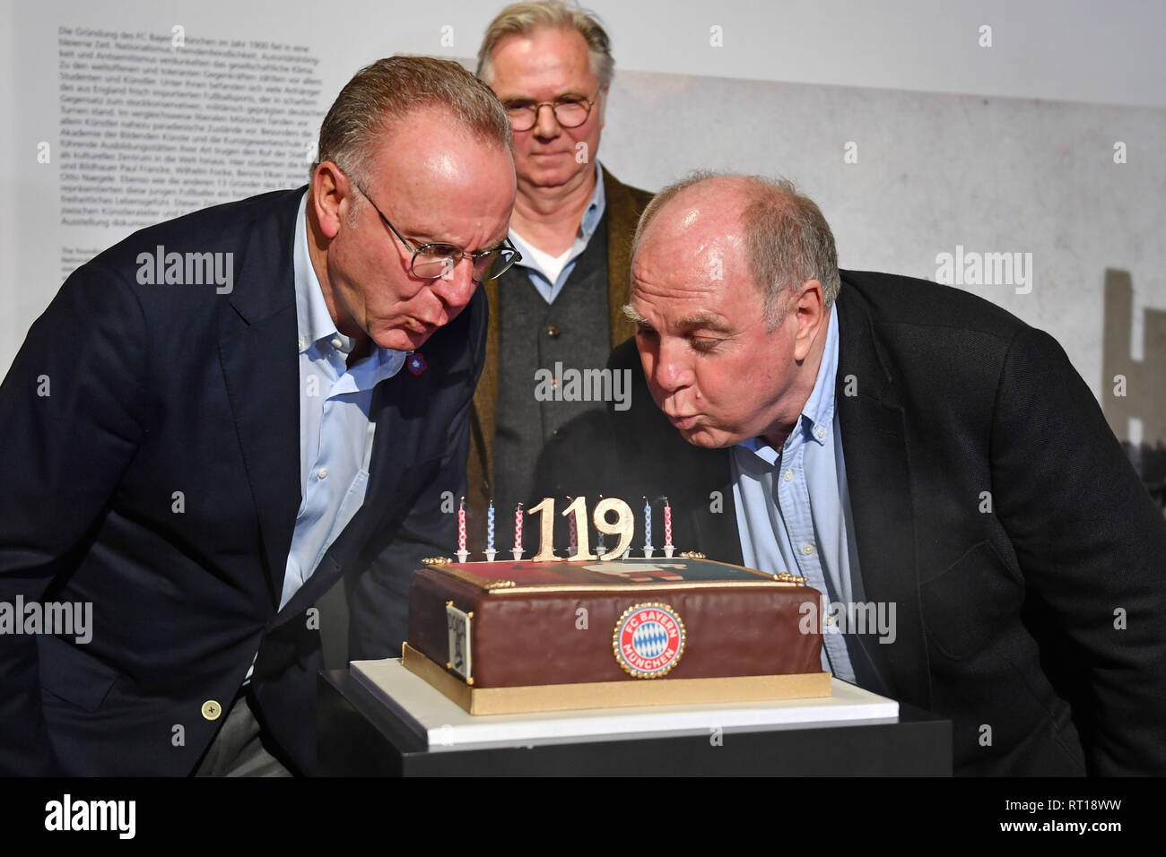 From left to right: Karl Heinz RUMMENIGGE, (Chairman of the Management ...