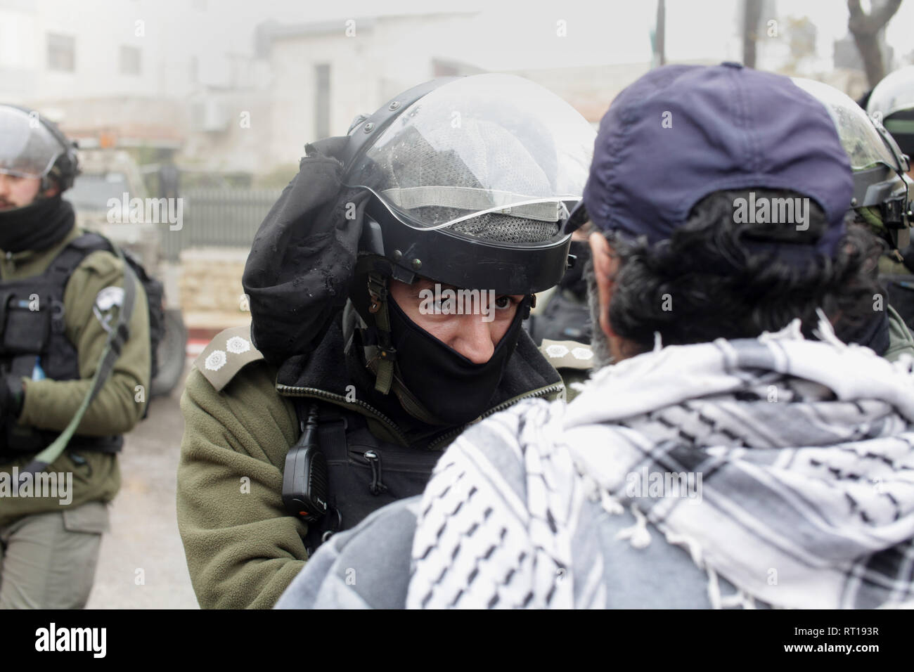 Ramallah, West Bank, Palestinian Territory. 27th Feb, 2019. Israeli ...