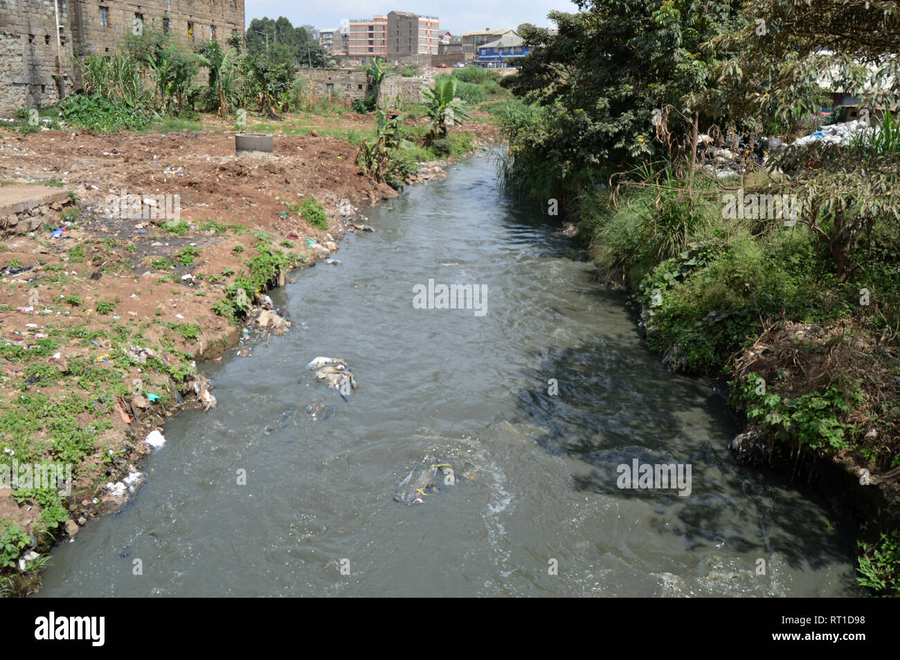 Nairobi, Nairobi, Kenya. 13th Sep, 2018. A view of a polluted Nairobi ...
