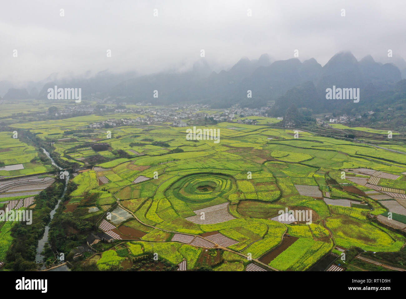 Xingyi, Xingyi, China. 28th Feb, 2019. Xingyi, CHINA-Spring scenery of ...