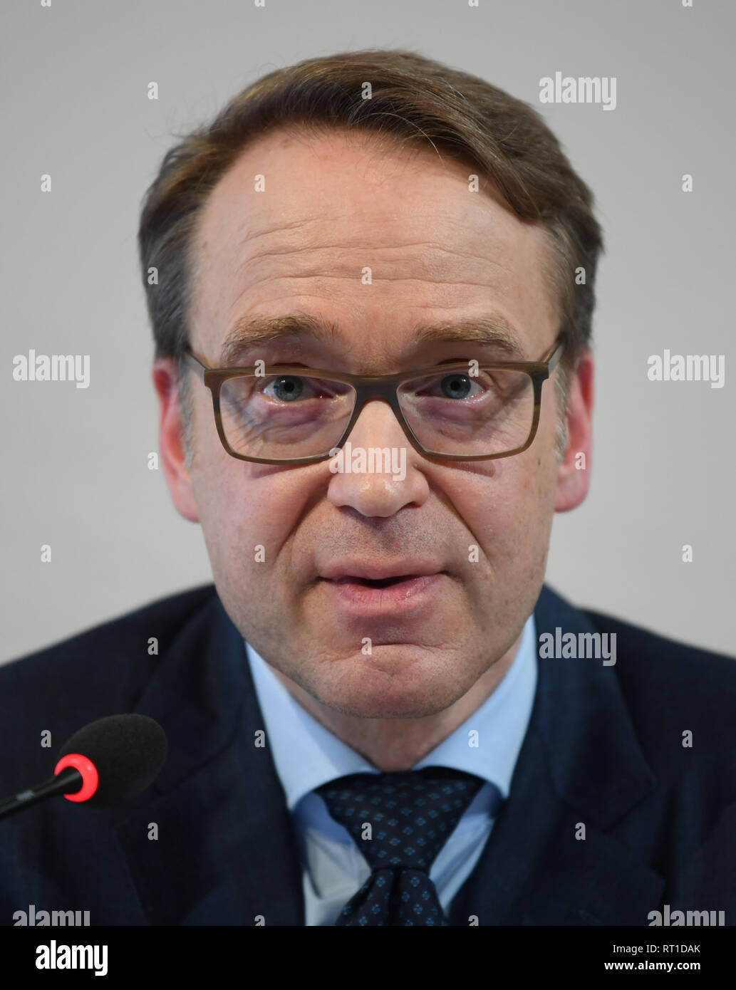 27 February 2019, Hessen, Frankfurt/Main: Jens Weidmann, President of ...