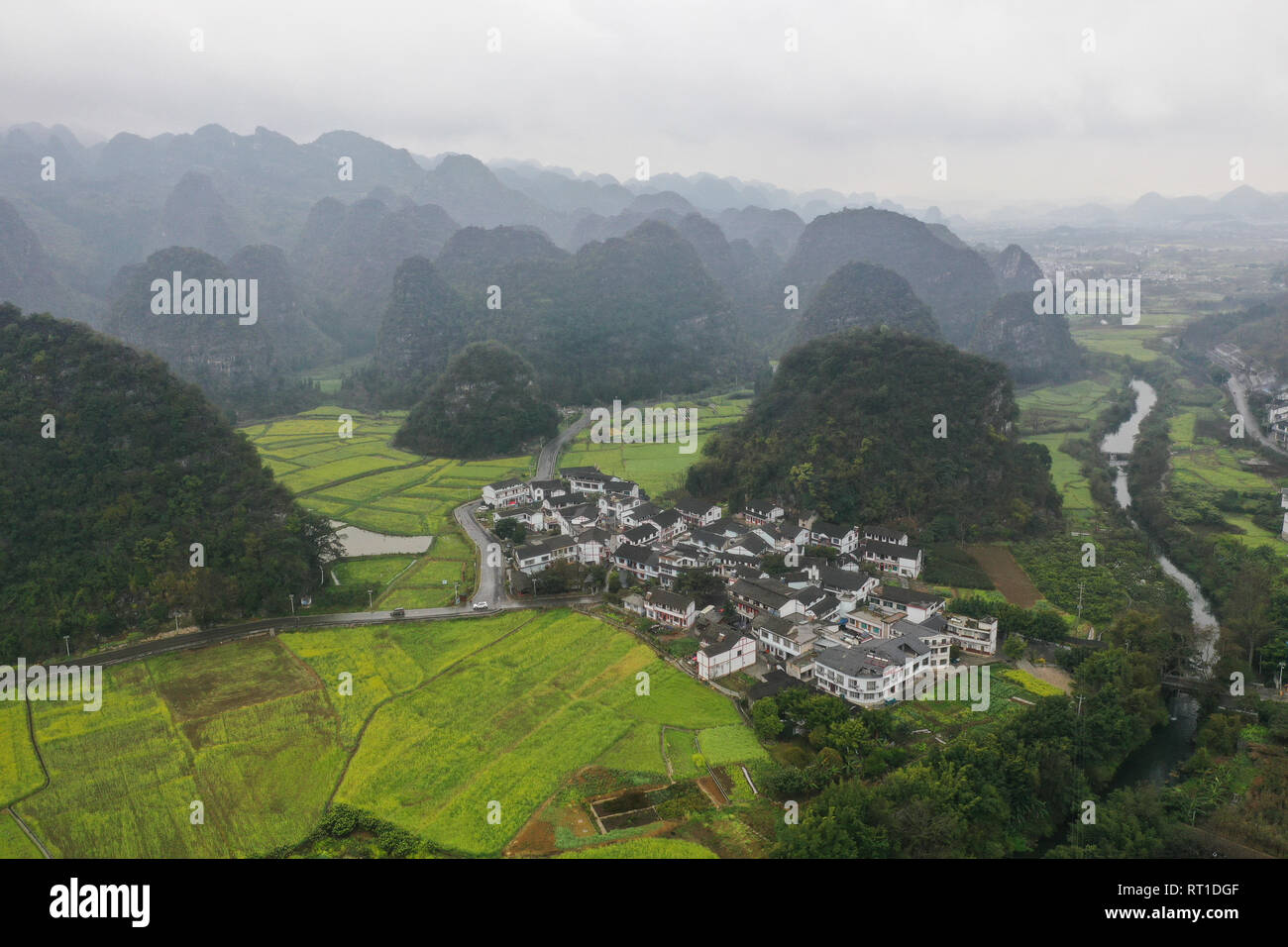 February 28, 2019 - Xingyi, Xingyi, China - Xingyi,CHINA-Spring scenery ...