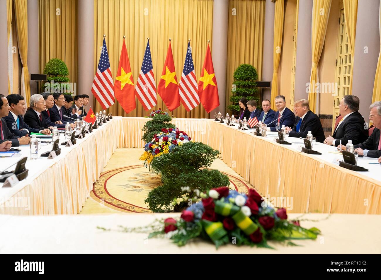 Hanoi, Vietnam. 27th Feb, 2019. U.S President Donald Trump and ...