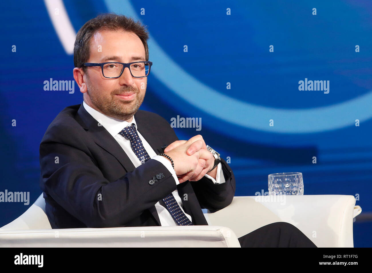 Alfonso Bonafede Rome February 27th 2019. The Italian Minister of ...
