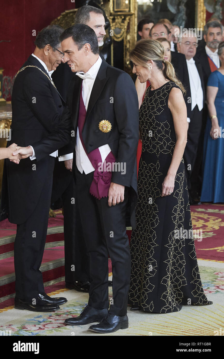 Madrid, Madrid, Spain. 27th Feb, 2019. Pedro Sanchez, Prime Minister ...