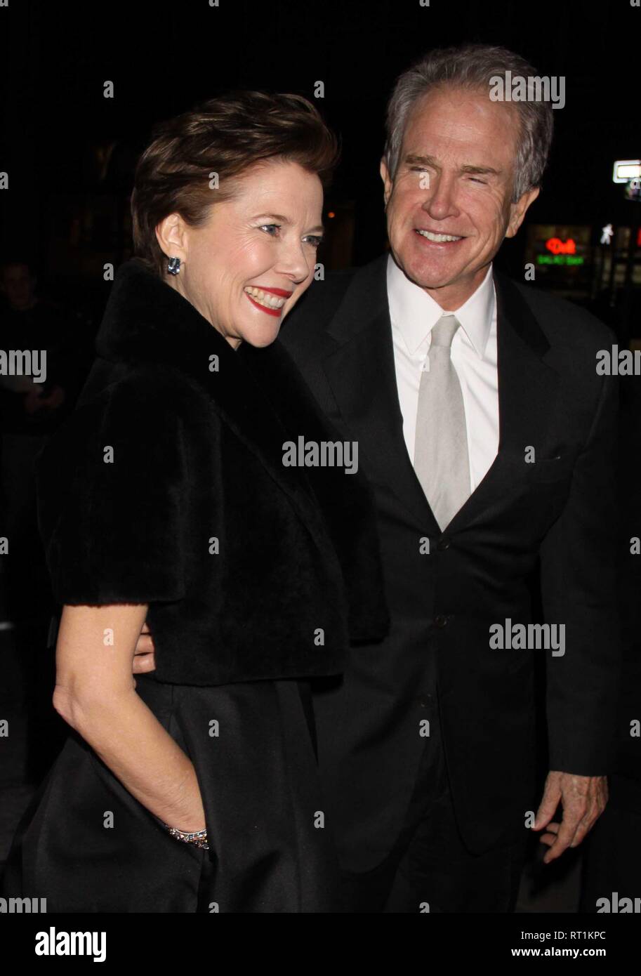 ANNETTE BENING WARREN BEATTY 2010 Photo By John Barrett/PHOTOlink Stock ...