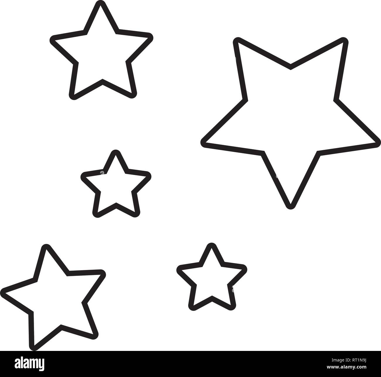 cute stars group icons Stock Vector Image & Art - Alamy