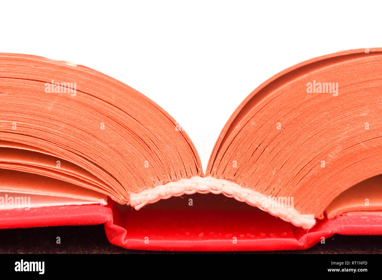 Closeup edge open book pages hi-res stock photography and images - Alamy