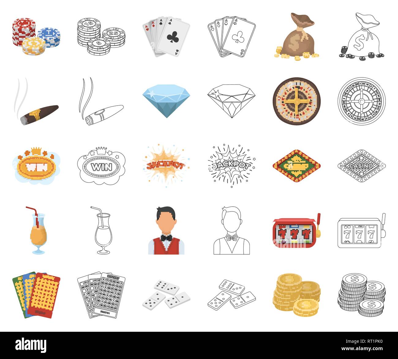 Croupier icon icon cartoon Stock Vector Images - Alamy