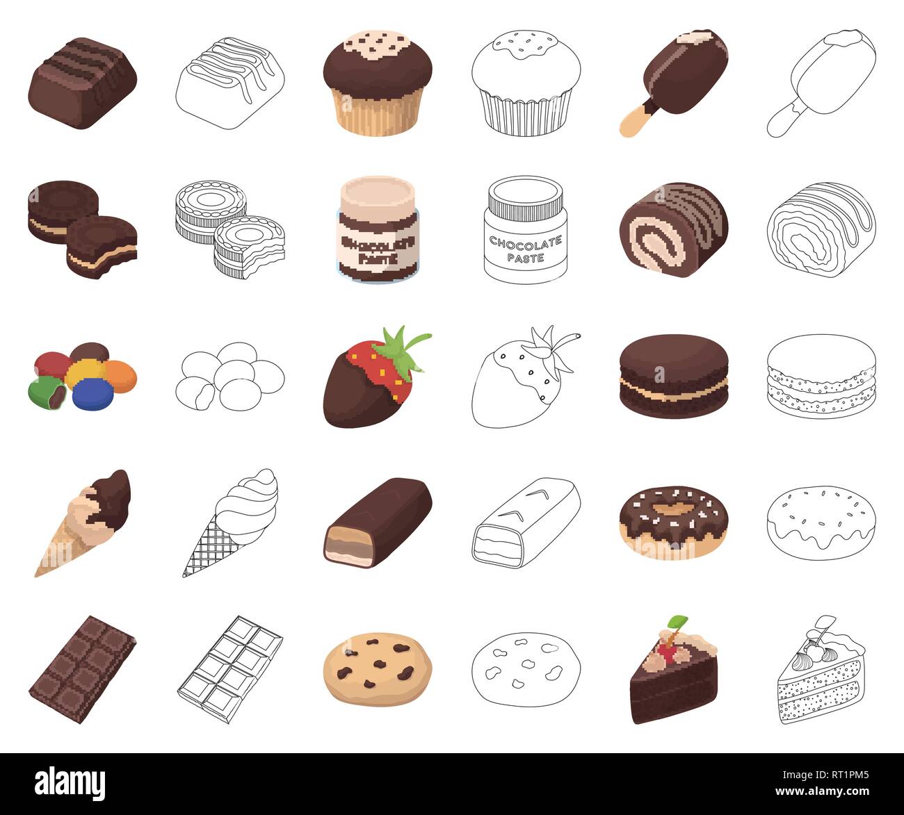 art,bar,biscuit,cake,candy,cartoon,outline,chip,chocolate,cocoa ...